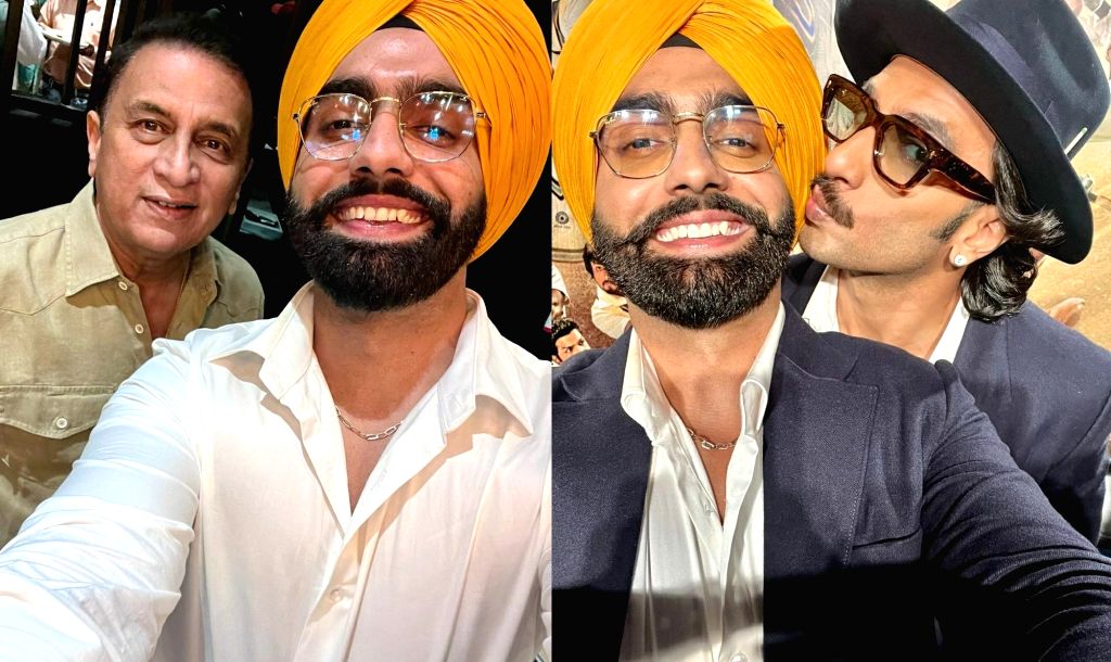 Fanboy Ammy Virk poses with stars of 1983; special screening for Anurag ...