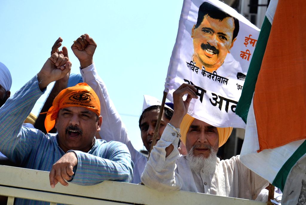 AAP's "Beimaan Bhajao Punjab Bachao" march