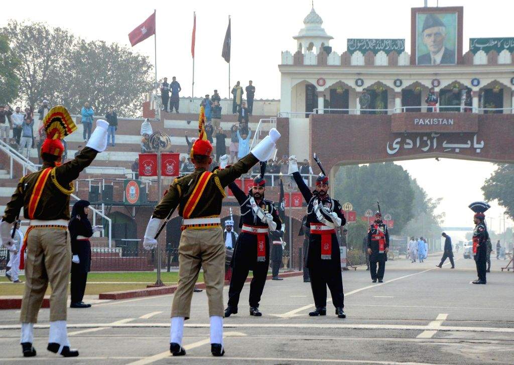 Amritsar : Beating Retreat ceremony at the Attari-Wagah Border