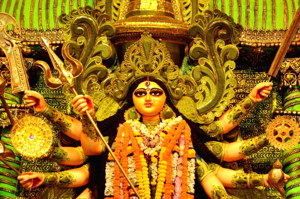 Durga Puja celebrations - Salt Lake - AE Block