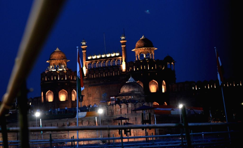 Illuminated Red Fort