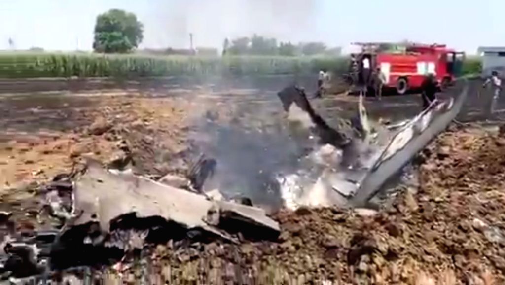 Hoshiarpur (Punjab): IAF MIG-29 jet crashes in Punjab