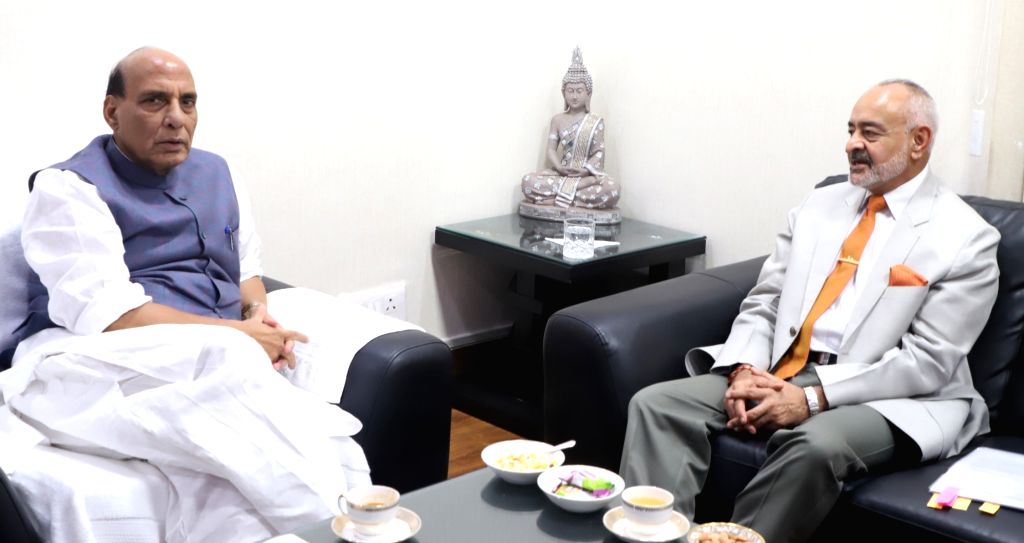 Andaman and Nicobar LG meets Rajnath Singh
