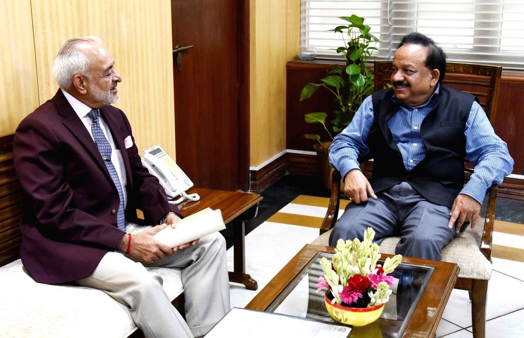 Andaman and Nicobar LG meets Harsh Vardhan