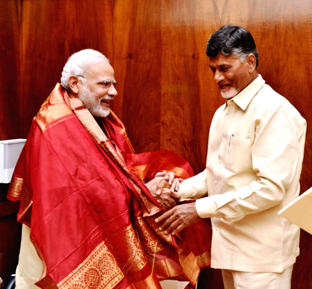 Chandrababu Naidu calls on Modi