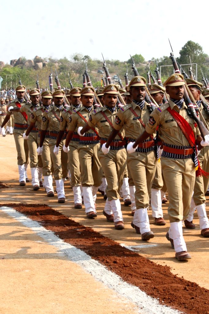 N. Kiran Kumar Reddy at the passing out parade
