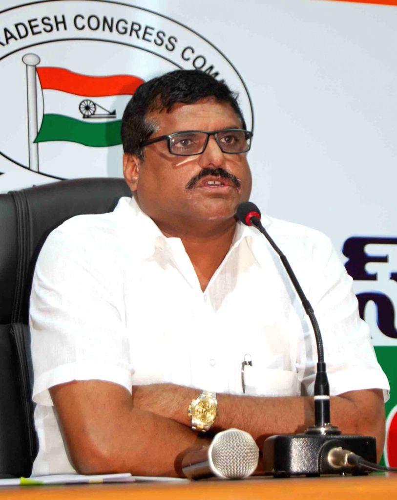 Botcha Satyanarayana addressing media