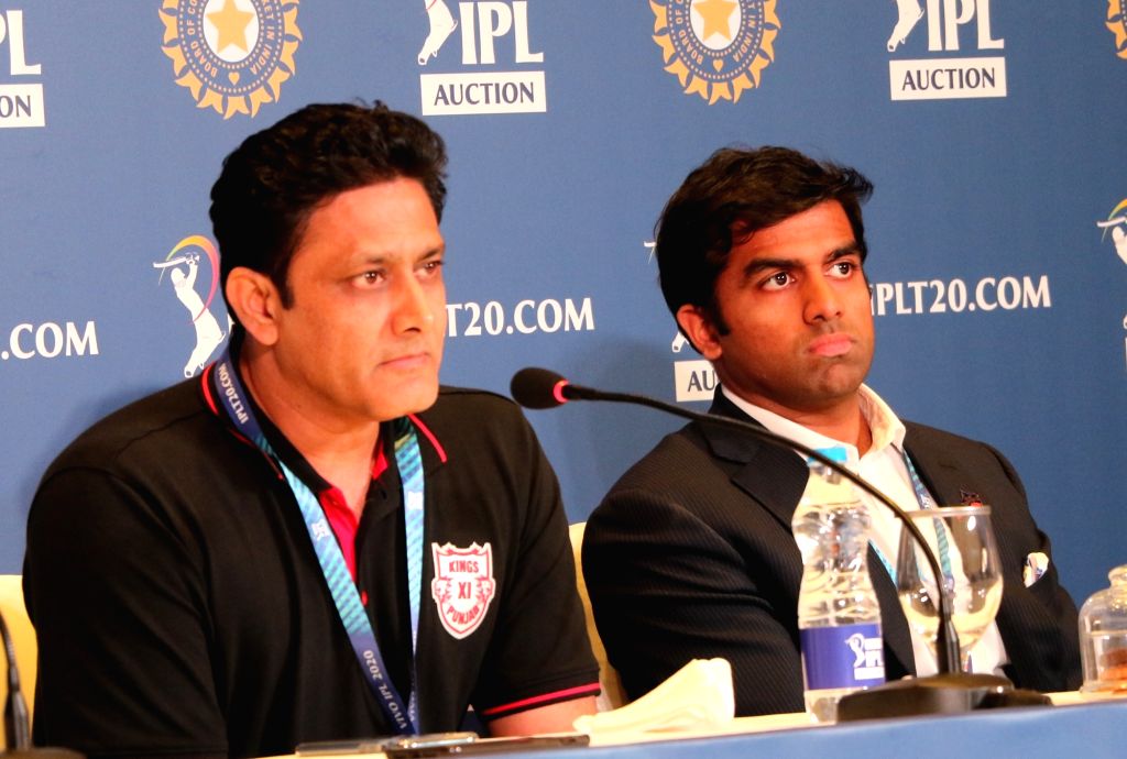 Anil Kumble, Parth Jindal at IPL auctions