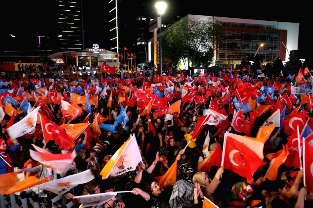 TURKEY-ANKARA-ELECTION-CELEBRATION