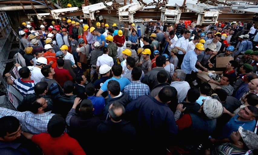 Coal mine explosion in Soma