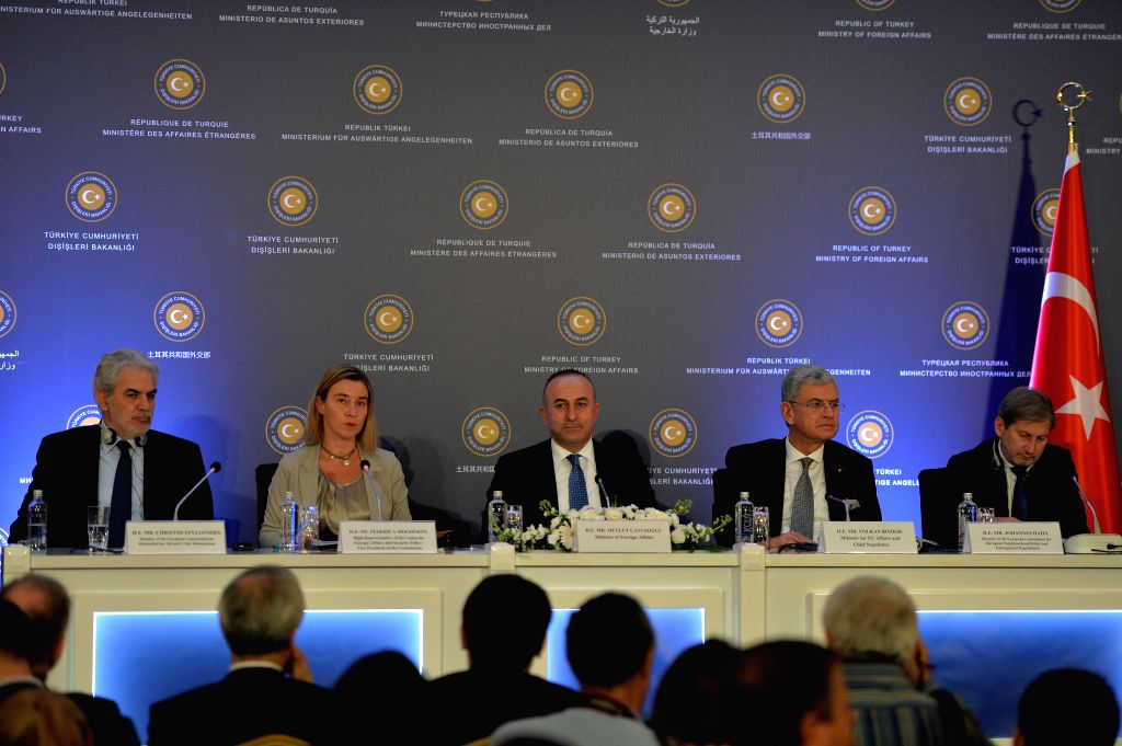 Ankara (Turkey): Turkish Foreign Minister joint press conference to ...