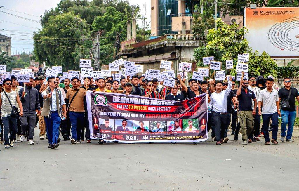 ANSAM Rally Demands Justice for Six Naga Civilians