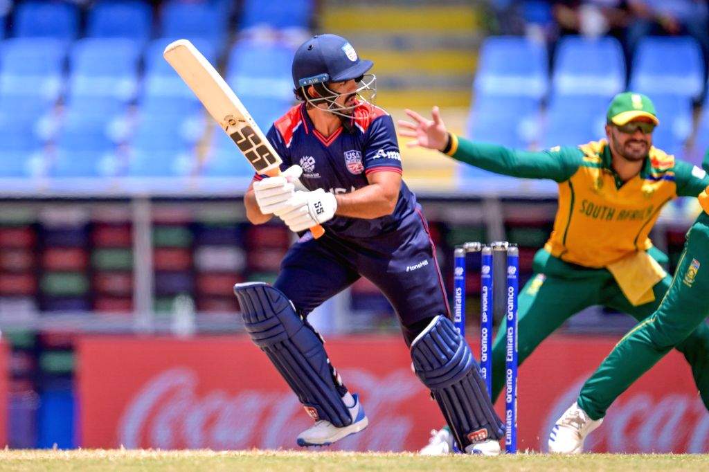Antigua : ICC Men's T20 World Cup cricket match between South Africa ...