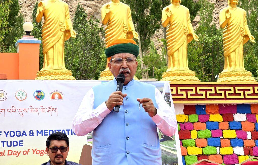 Arjun Ram Meghwal in Leh