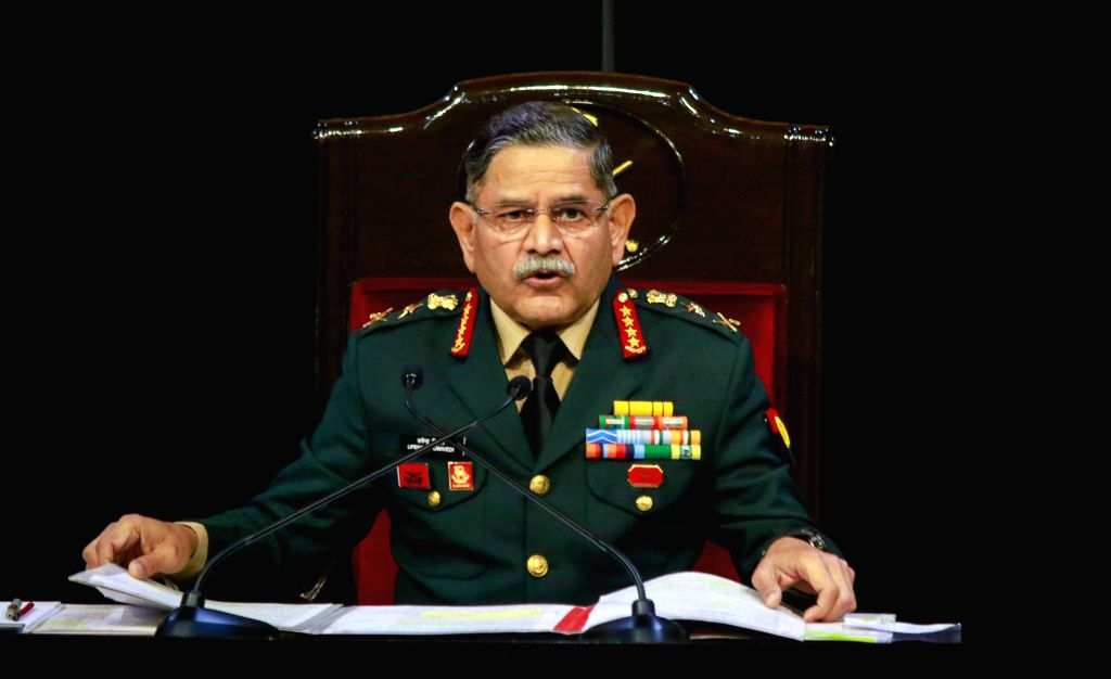 Army Chief General Upendra Dwivedi addresses the annual press conference