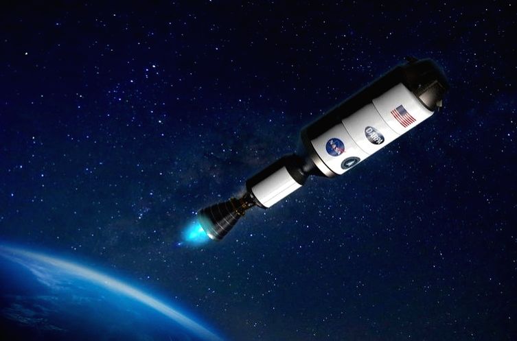 Artist concept of the Demonstration Rocket for Agile Cislunar ...