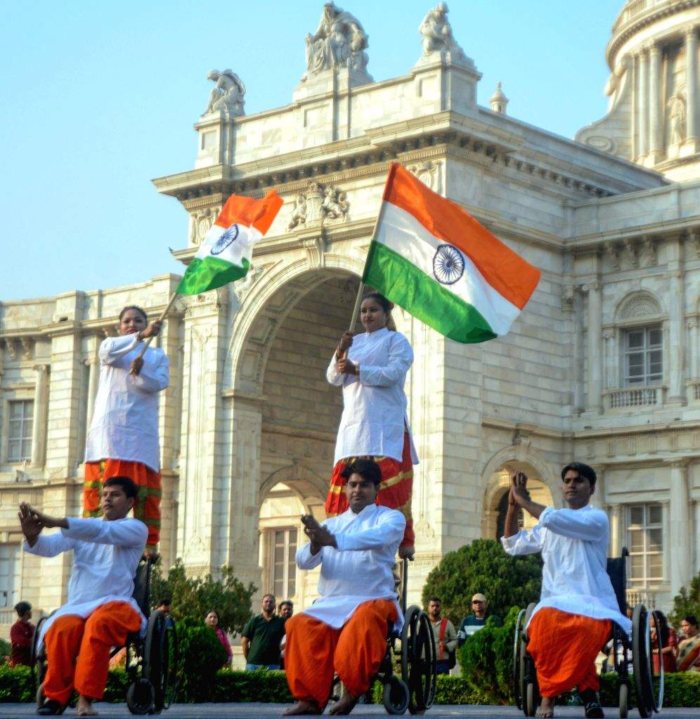 Artists with disabilities from the Wheelchair Dance Troupe perform ...