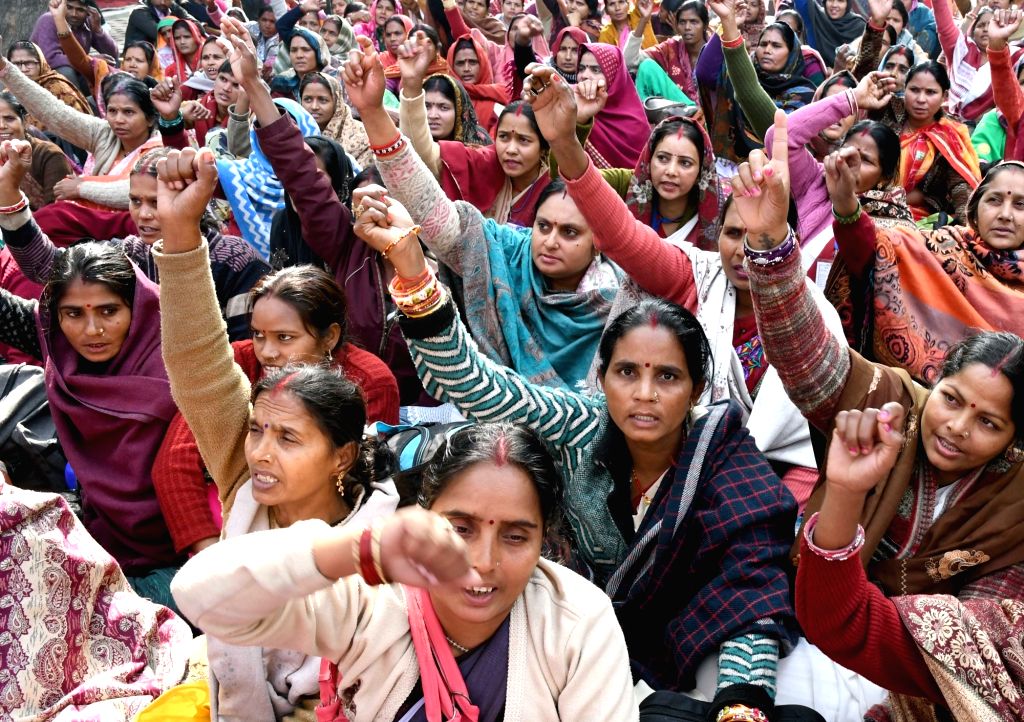 ASHA workers demonstration
