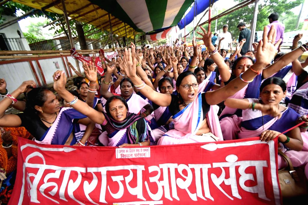 ASHA workers' demonstration