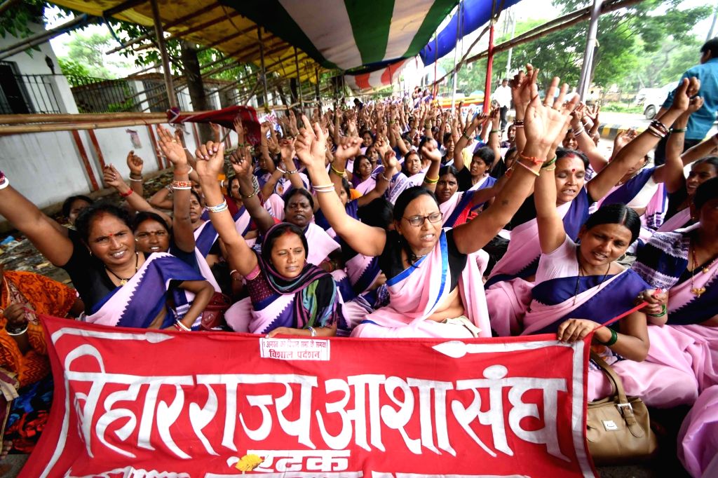 ASHA workers' demonstration