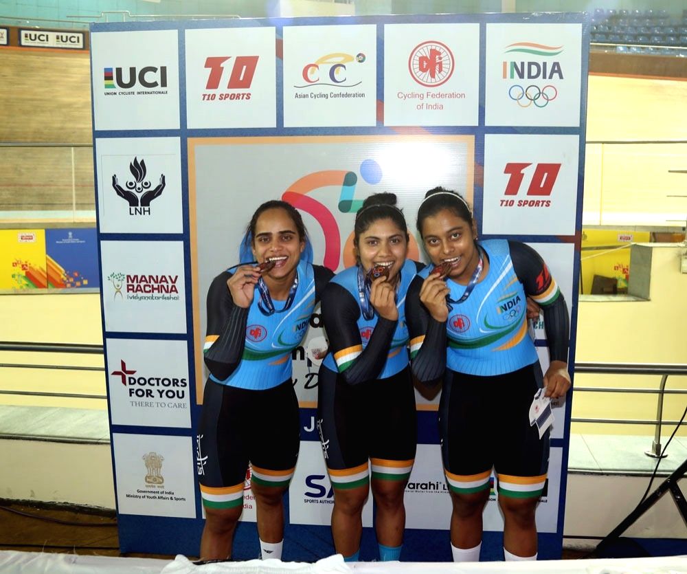 Free Photo: Asian Track Cycling C'ships: India shines on day 1, bag one ...