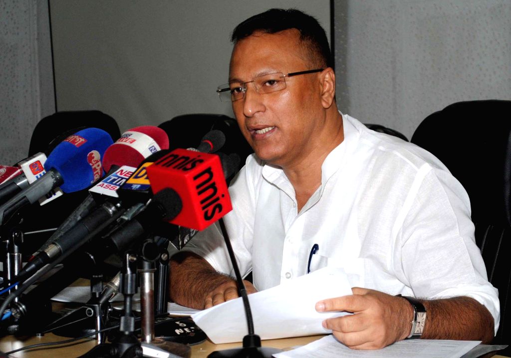 Assam Power Minister's press conference