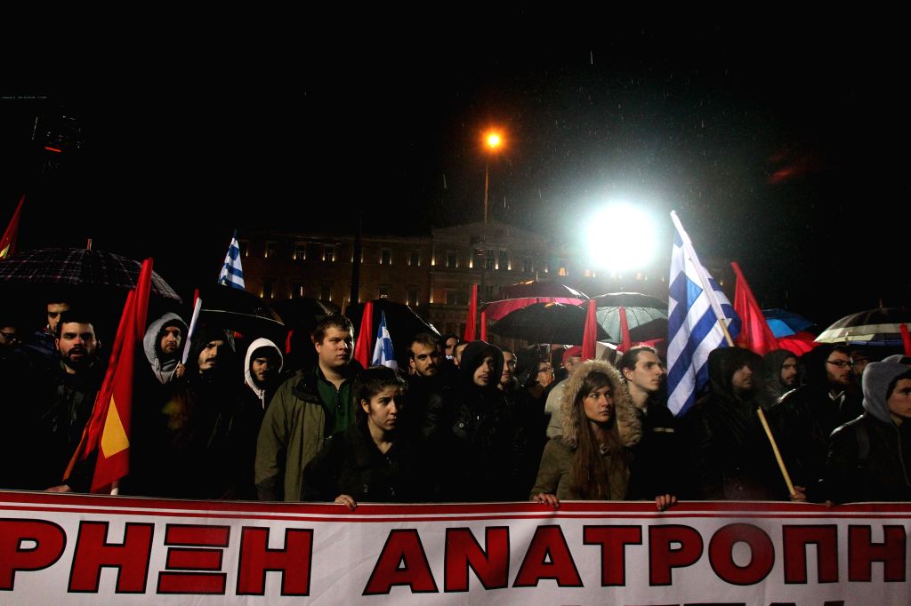 GREECE-ATHENS-POLITICS-PROTEST