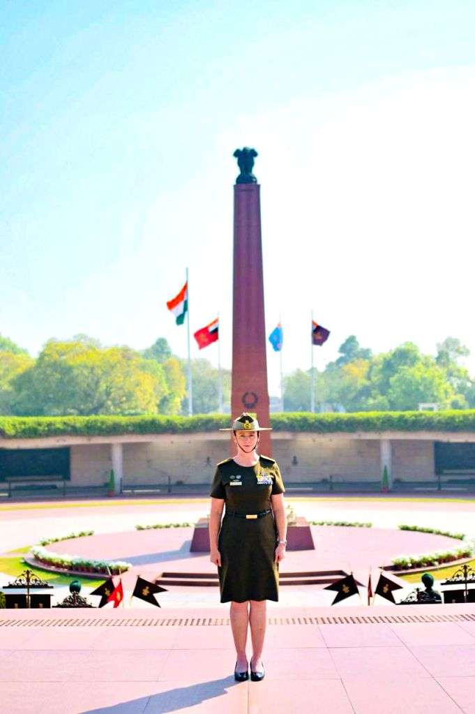 Australian Army's Susan Coyle official pays tribute at National War ...