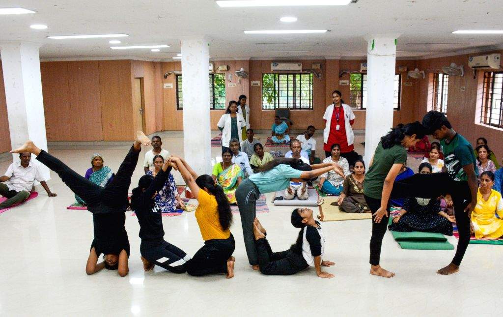Awareness programme marks International Yoga Day