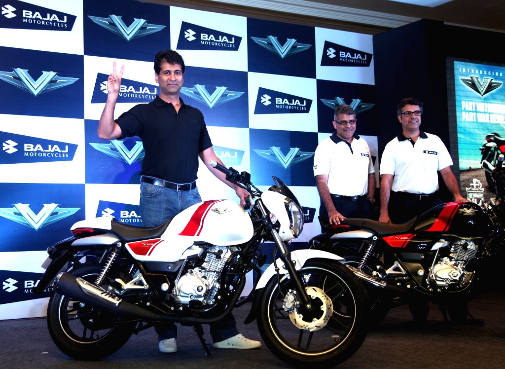 Bajaj unveils 'V' makes use of INS Vikrant metal