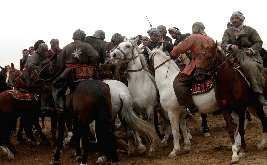 Balkh (Afghanistan): horsemen Competition