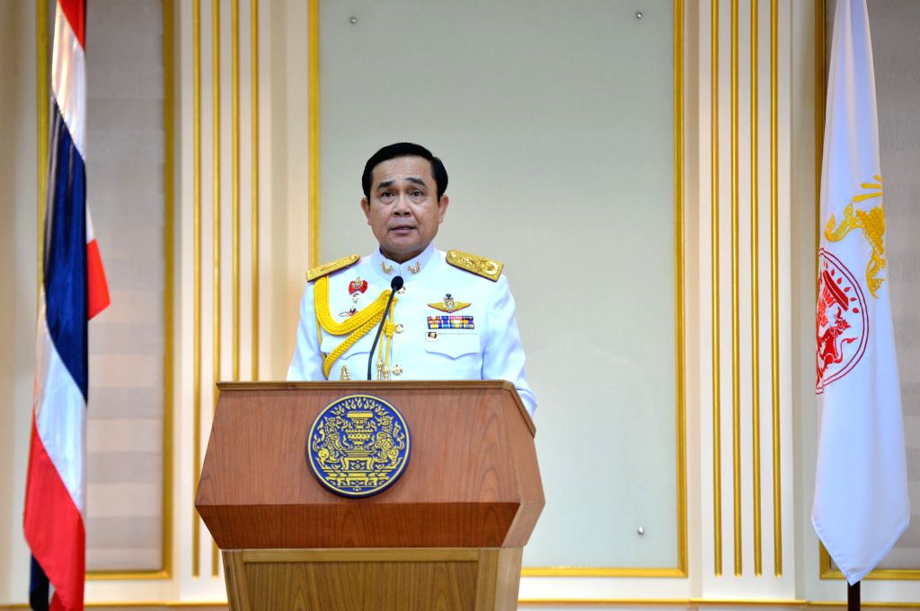 Prayuth Chan-ocha appointing him the 29th prime minister