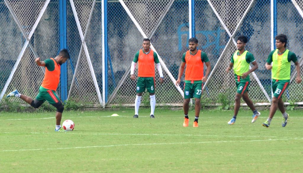 Bangladesh football team - practice session