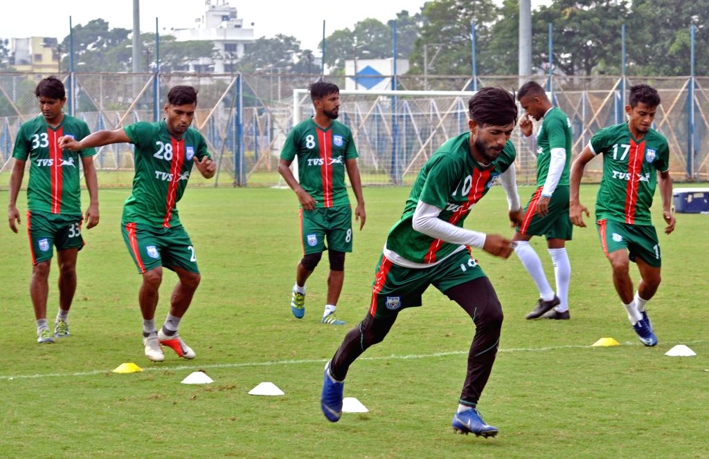 Bangladesh football team - practice session