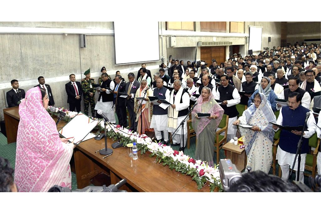 Bangladesh's newly-elected MPs sworn in, opposition skips ceremony