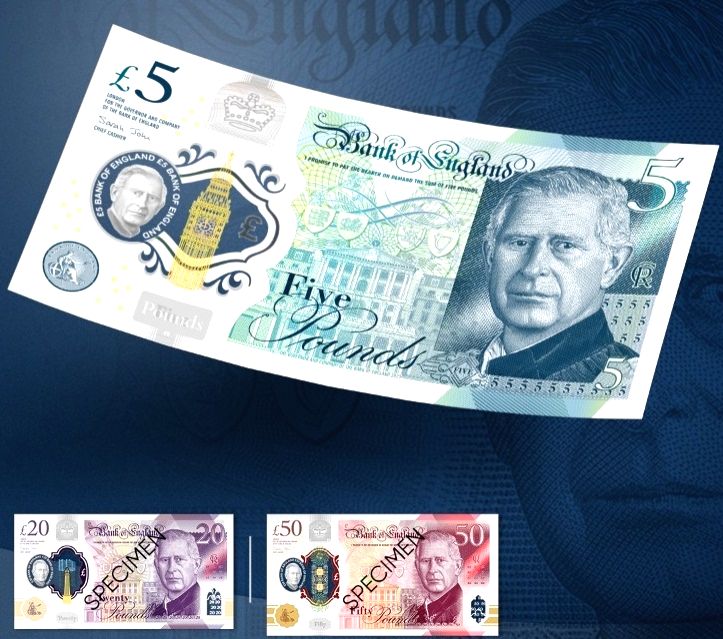 Bank of England unveils design of King Charles banknotes