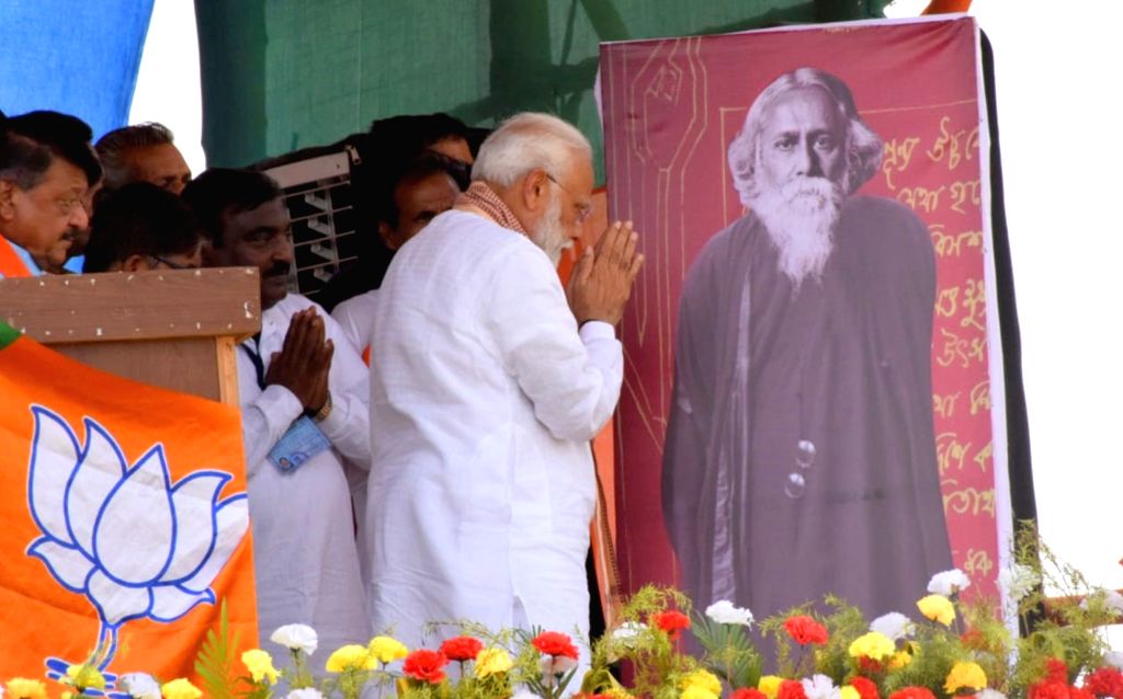 Tagore takes centre stage in Bengal poll campaigns