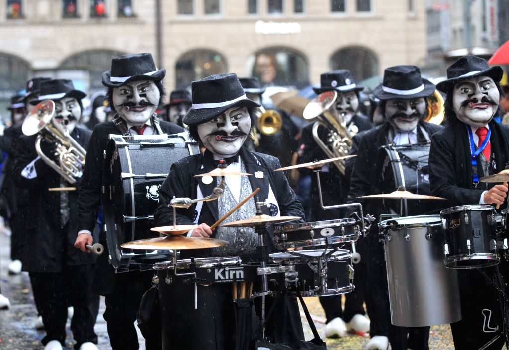 SWITZERLAND-BASEL-CARNIVAL-PROCESSION
