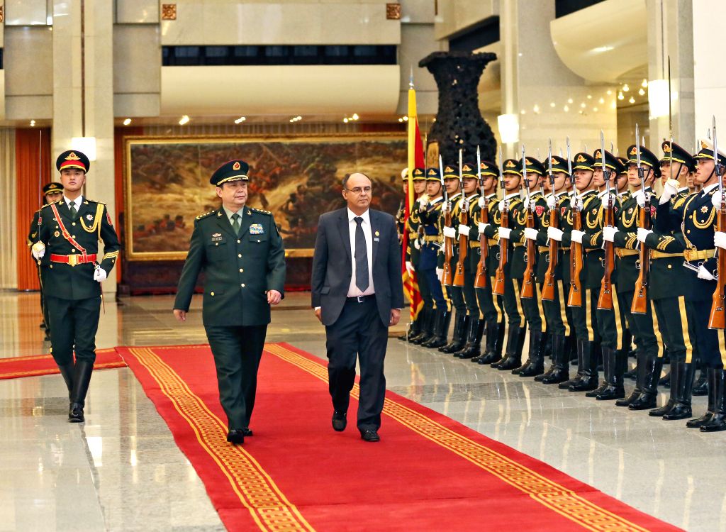 CHINA-BEIJING-BOLIVIA-DEFENSE MINISTER-TALKS