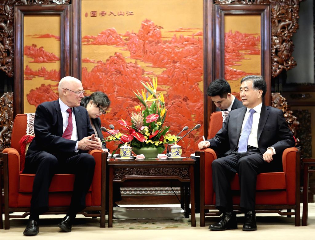 CHINA-U.S.-WANG YANG-PAULSON-MEETING