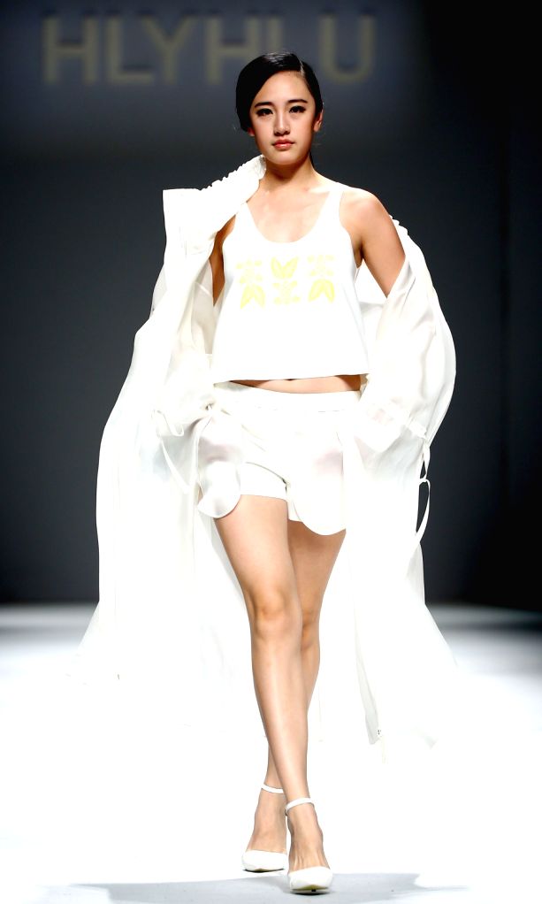 Creation of designer Huang Liyong during the China Fashion Week Spring ...