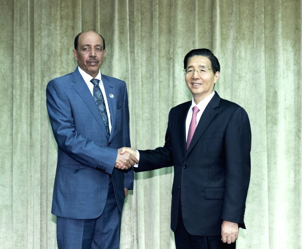 CHINA-BEIJING-INTERPOL GENERAL ASSEMBLY-GUO SHENGKUN-QATAR-MEETING