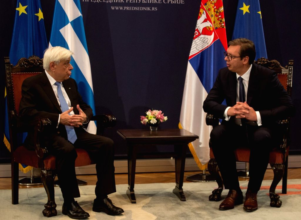 SERBIA-BELGRADE-GREECE-PRESIDENT-VISIT