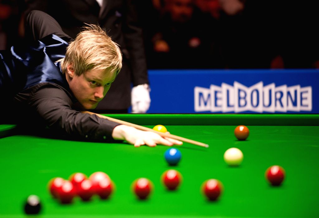 Jamie Cope of Britain at the 2013 Australian Goldfields Snooker Open