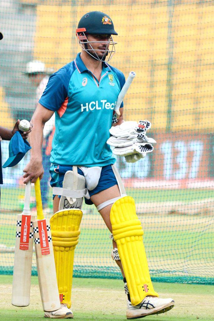 Bengaluru : Australian Players During A Practice Session Ahead Of Their ...