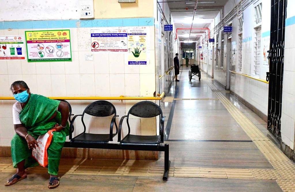 Bengaluru : Deserted look of the hospital wards during a nationwide ...