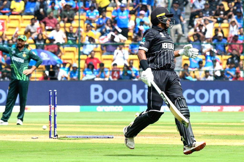 Bengaluru : ICC Men's Cricket World Cup match between New Zealand and ...