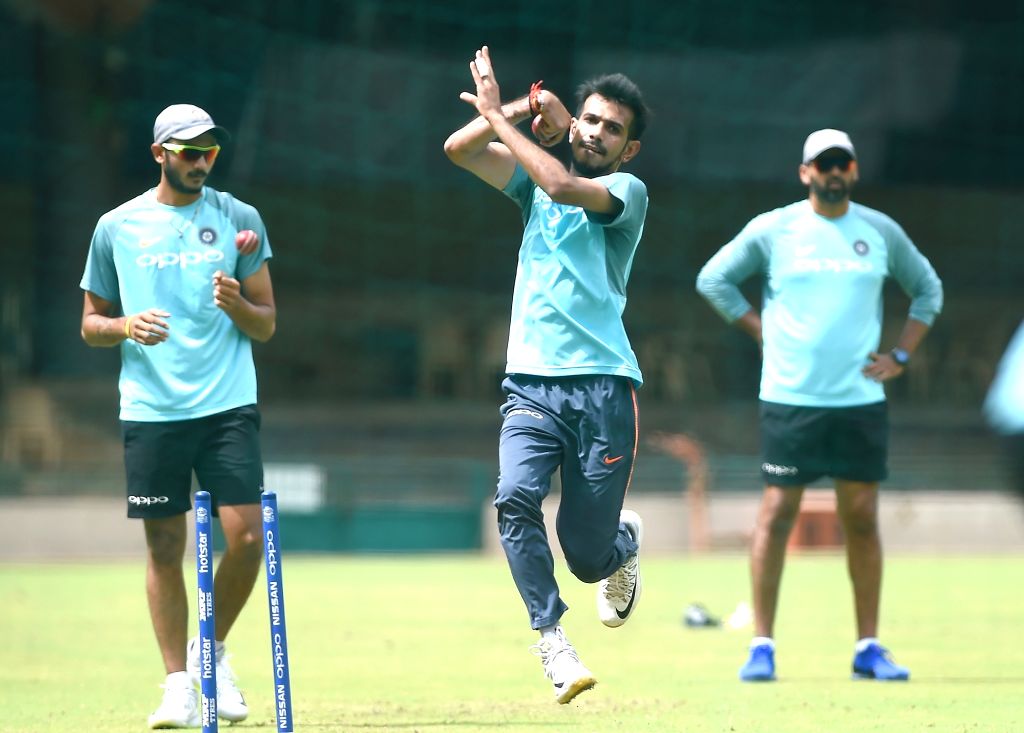 India A practice session