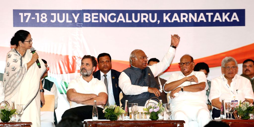 Bengaluru : Press conference after the opposition parties' meet