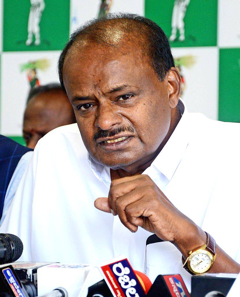 Union Minister H. D. Kumaraswamy's Press Conference